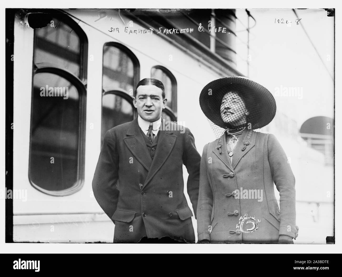Sir Ernest Shackleton and wife Stock Photo - Alamy