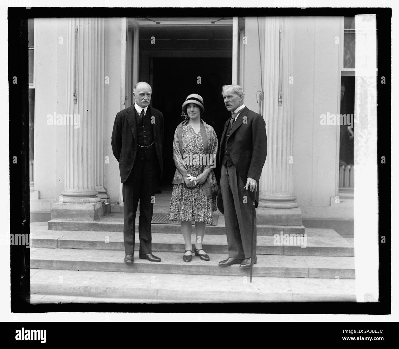 Sir Esme Howard, Isable McDonald, Ramsay McDonald, 4/21/27 Stock Photo ...