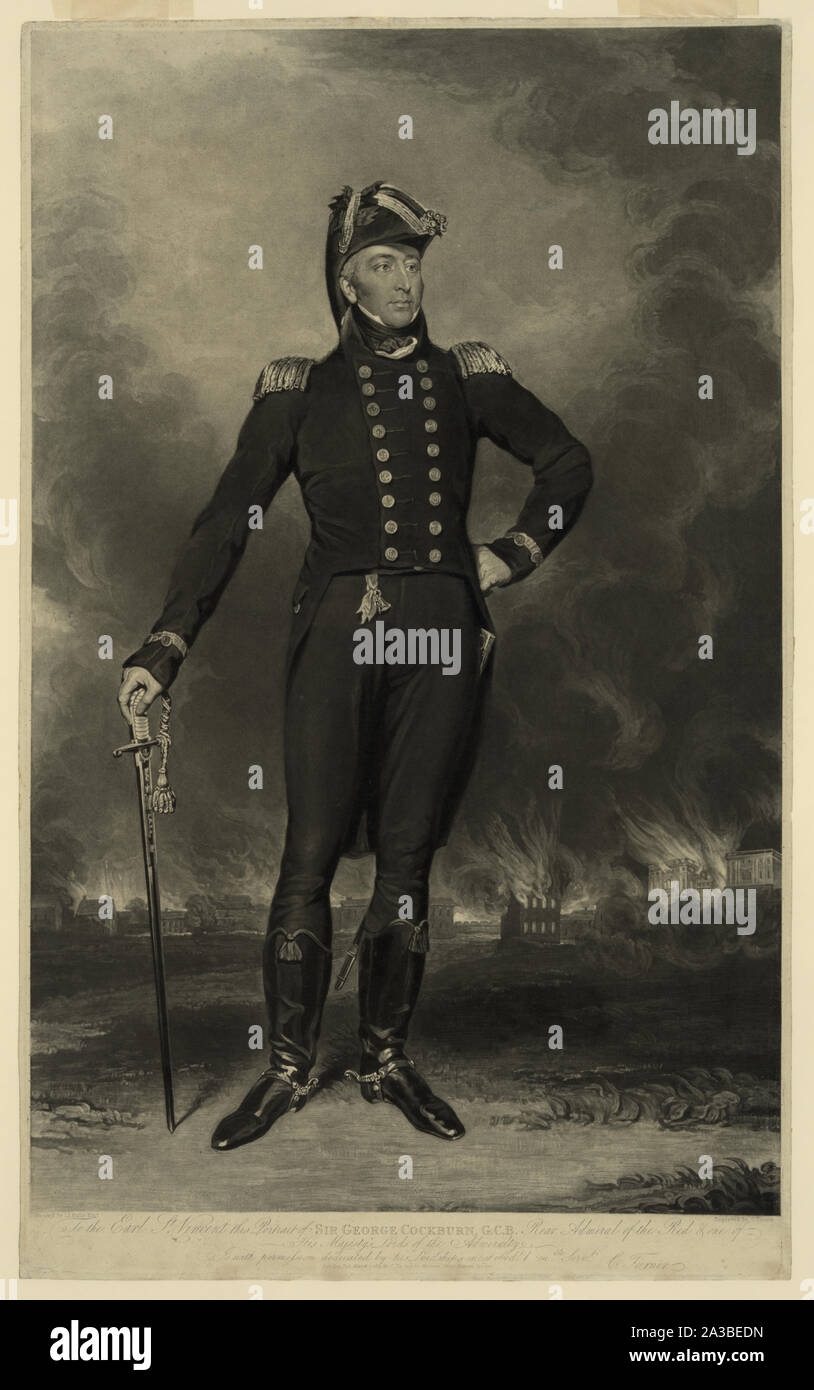 Rear admiral george cockburn hi-res stock photography and images - Alamy