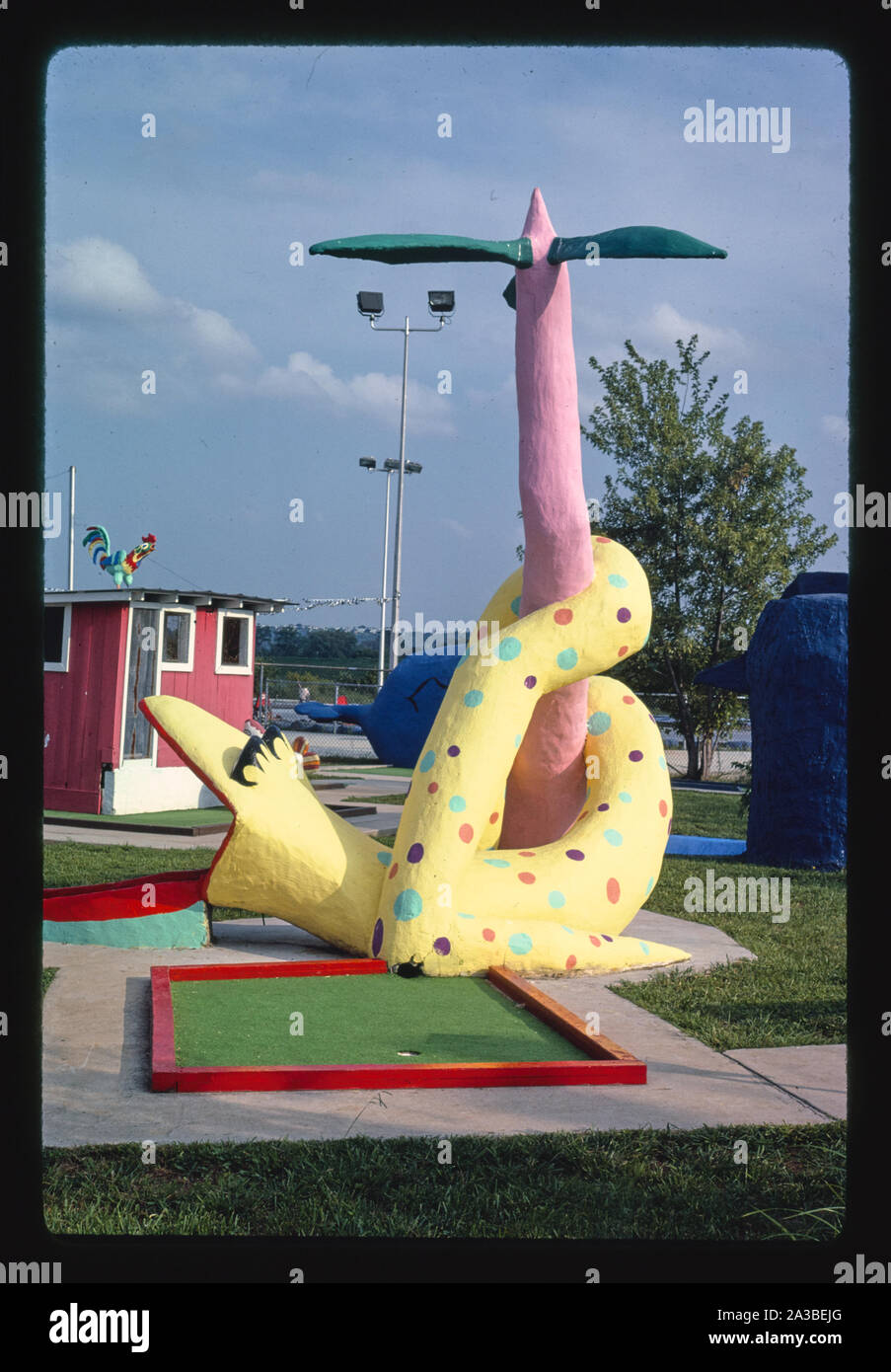 Sir Goony mini golf, serpeant, vertical, gray sky, Chattanooga ...