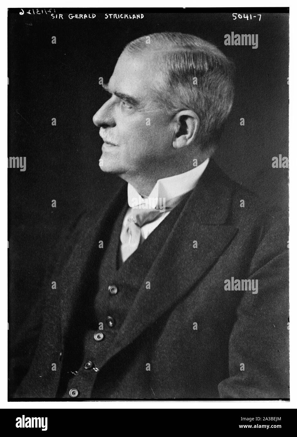 Sir Gerald Strickland Stock Photo - Alamy
