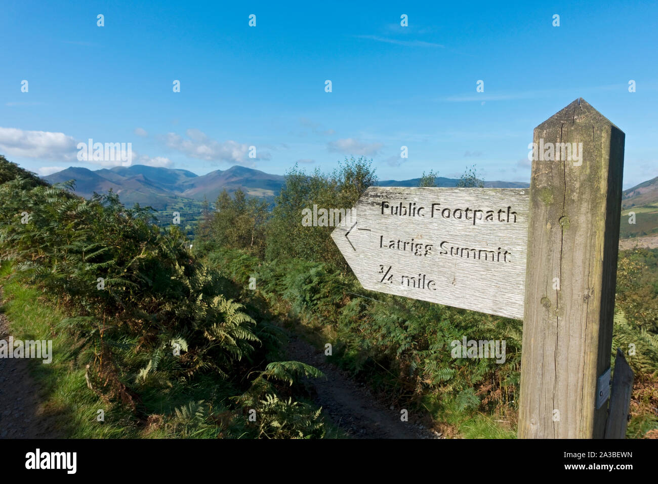 Waymarker walk direction path route hi-res stock photography and images ...