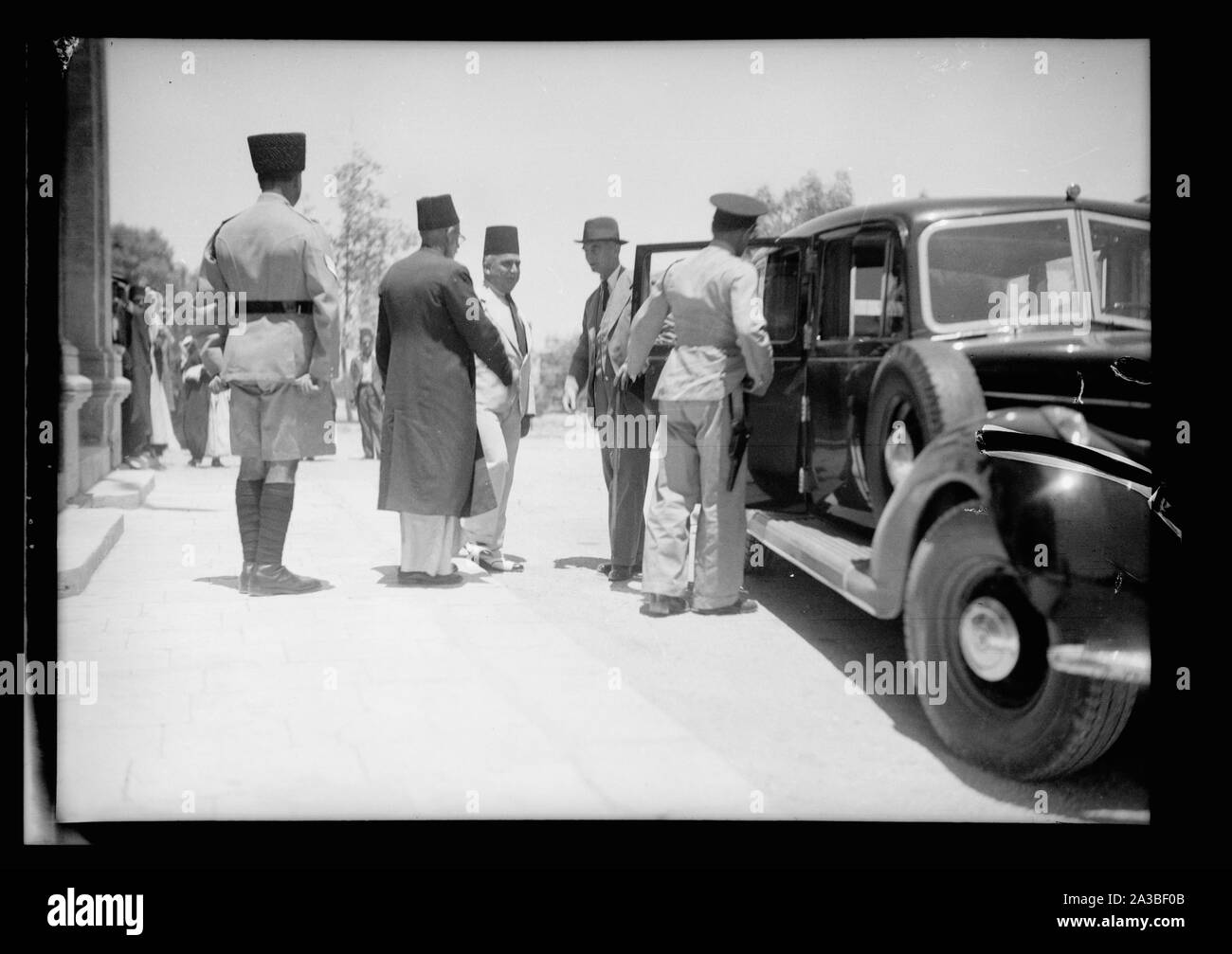 Sir Harold MacMichael H.E. [i.e., His Excellency] in Beersheba. June ...