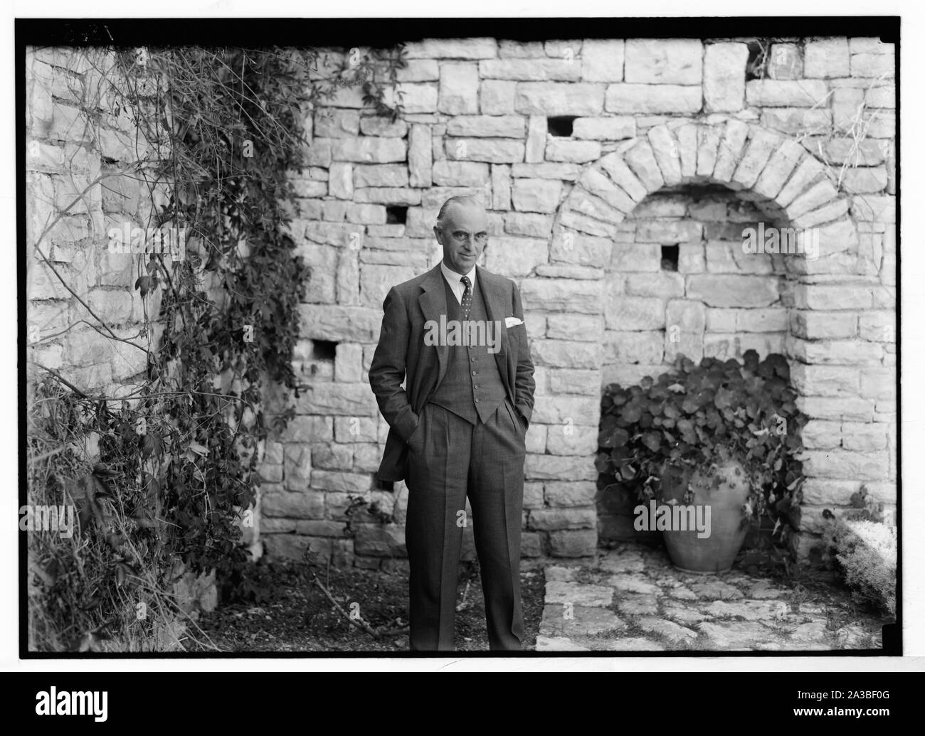 Sir Harold McMichael [i.e., MacMichael], H.C. [i.e., High Commissioner ...