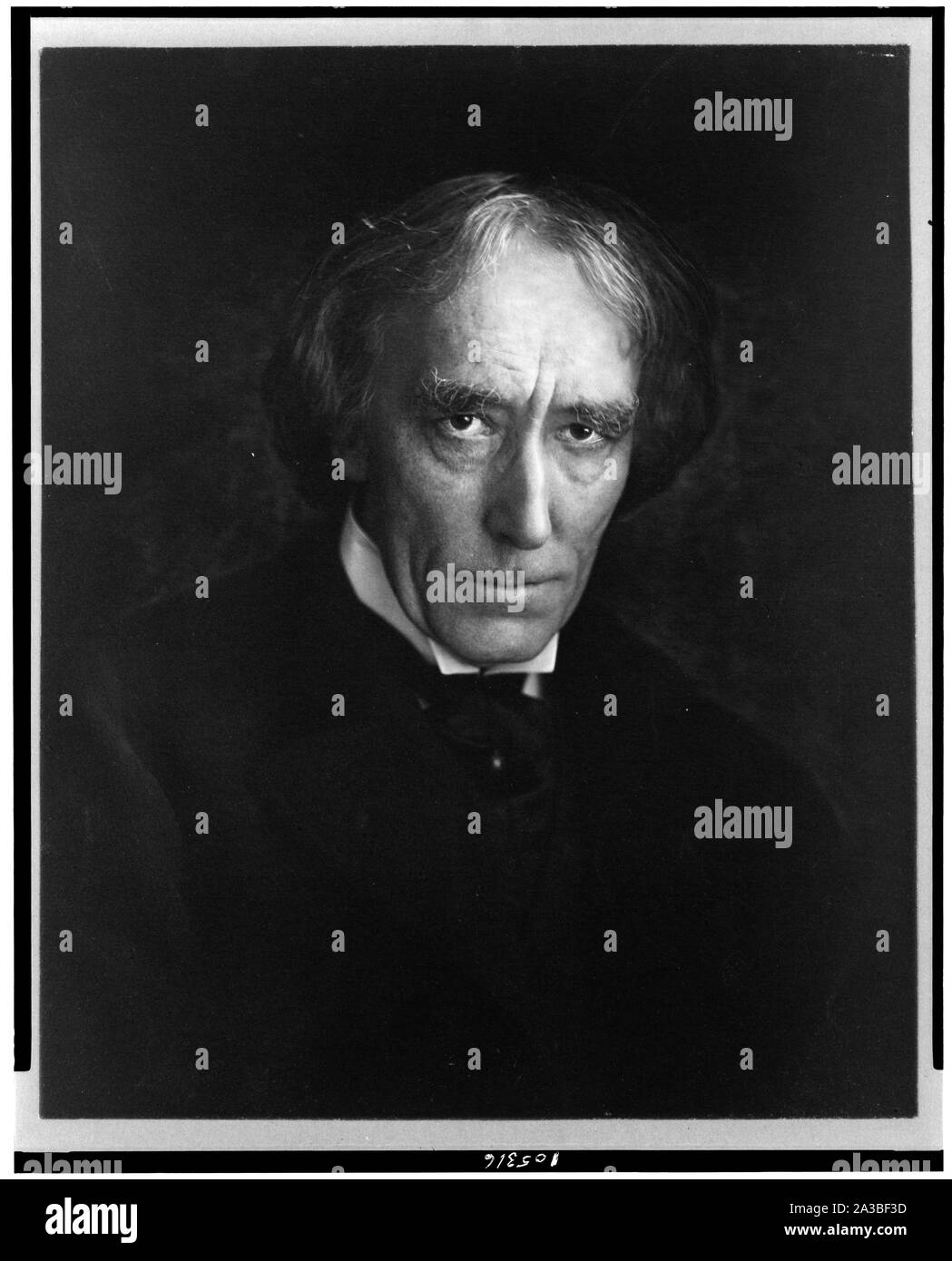 Sir Henry Irving, head-and-shoulders portrait, facing slightly right ...