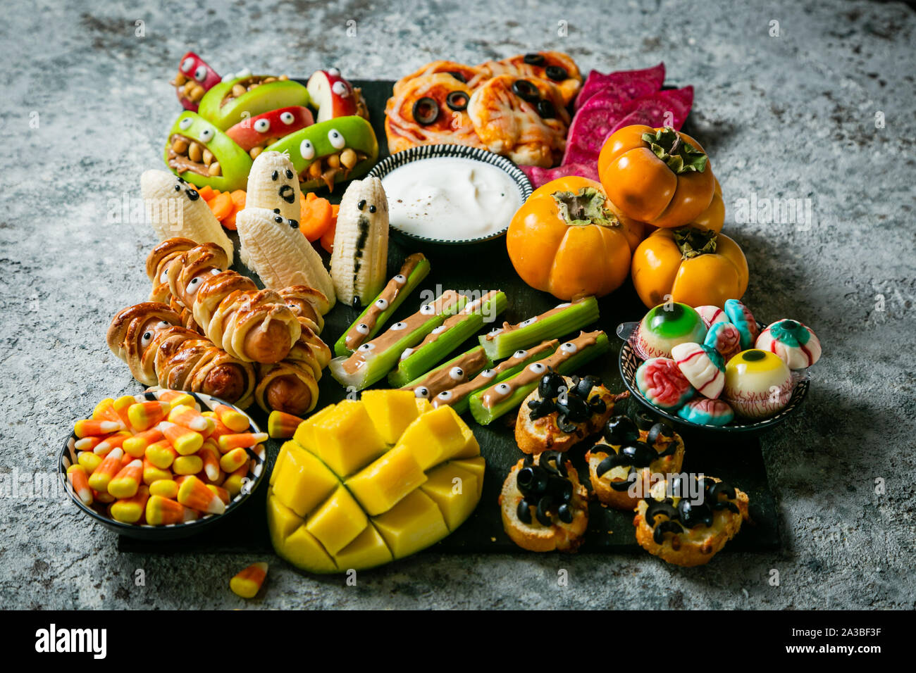 Scary food monster hi-res stock photography and images - Alamy