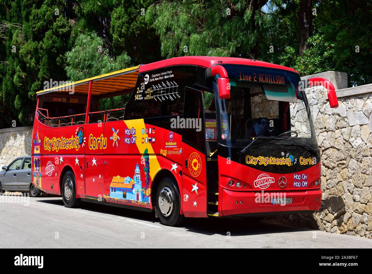 Corfu City Tours,open bus,guided sightseeing,Corfu,Kerkyra,Kerkira ...