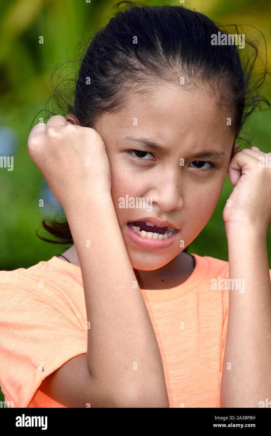 Beautiful asian girl mad hi-res stock photography and images - Alamy