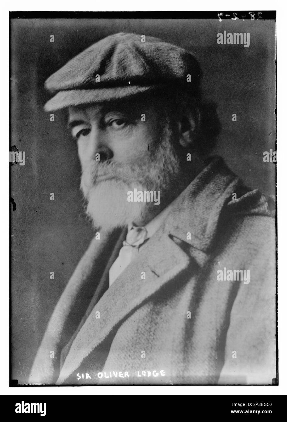 Sir Oliver Lodge Stock Photo - Alamy