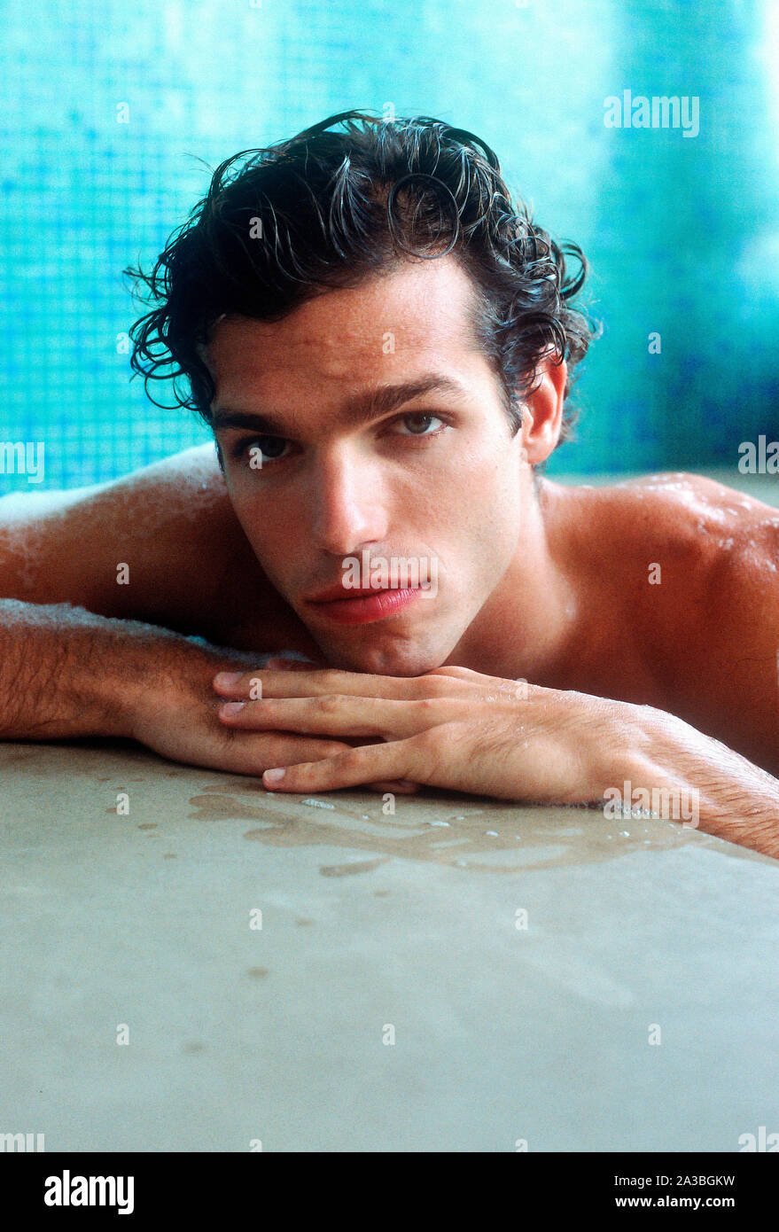 man in the bathtub Stock Photo - Alamy