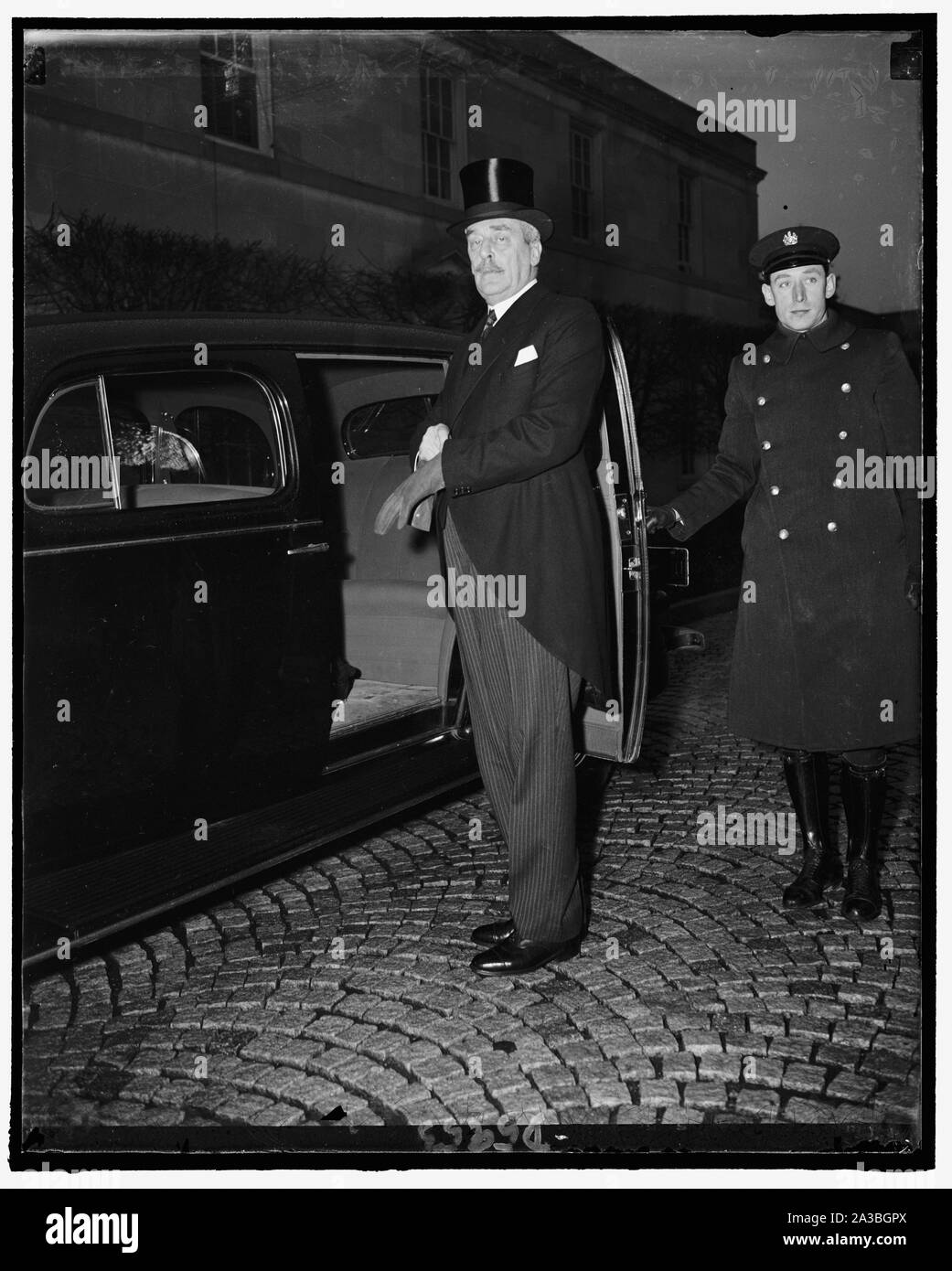 Sir Ronald Lindsay, British Ambassador to the U.S., 3-2-39 Stock Photo ...