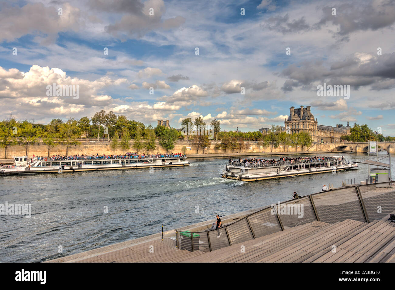 Paris riverside, France Stock Photo - Alamy