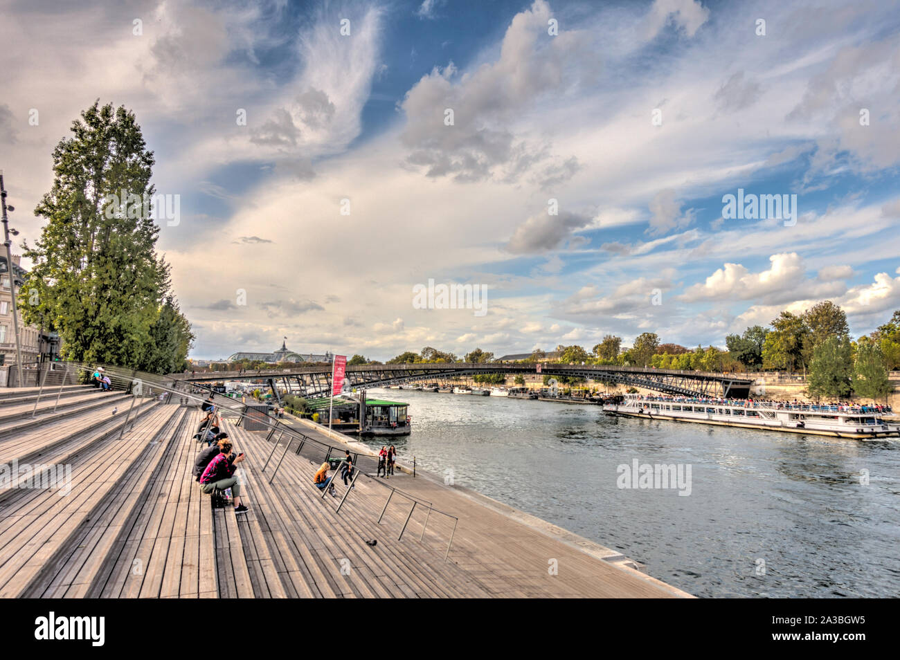 Paris riverside, France Stock Photo - Alamy