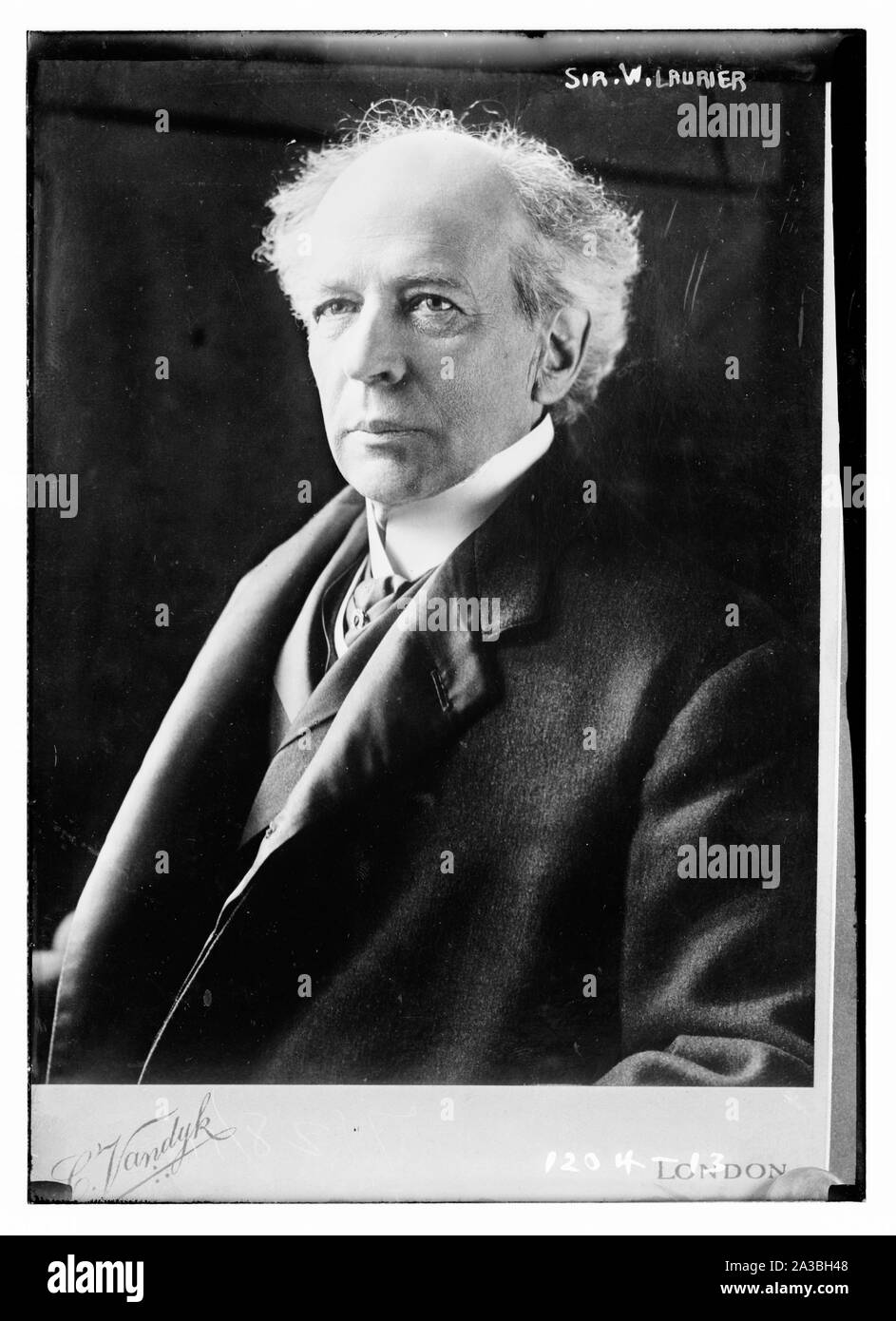 Sir W. Laurier Stock Photo - Alamy