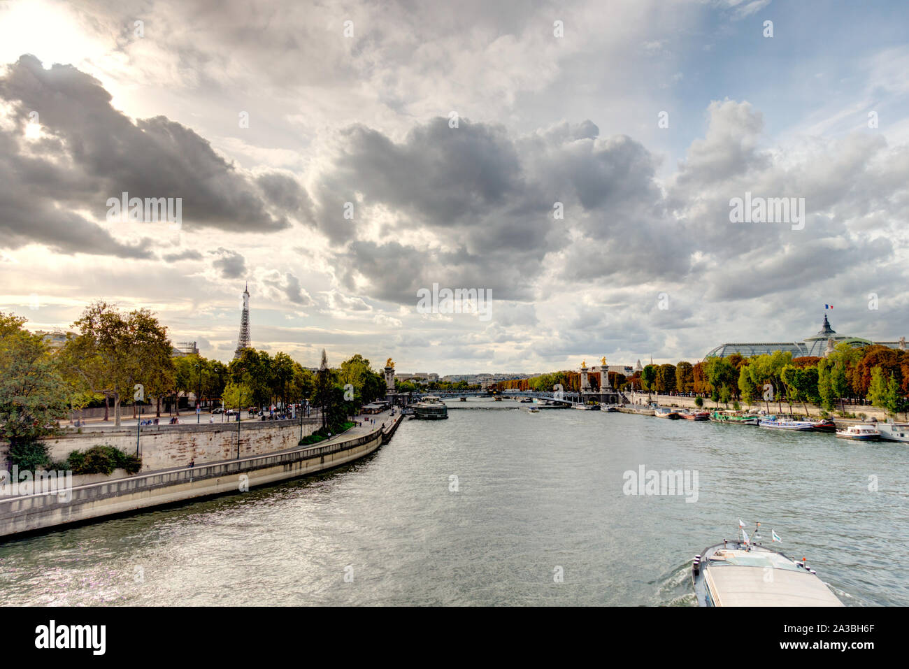 Paris riverside, France Stock Photo - Alamy