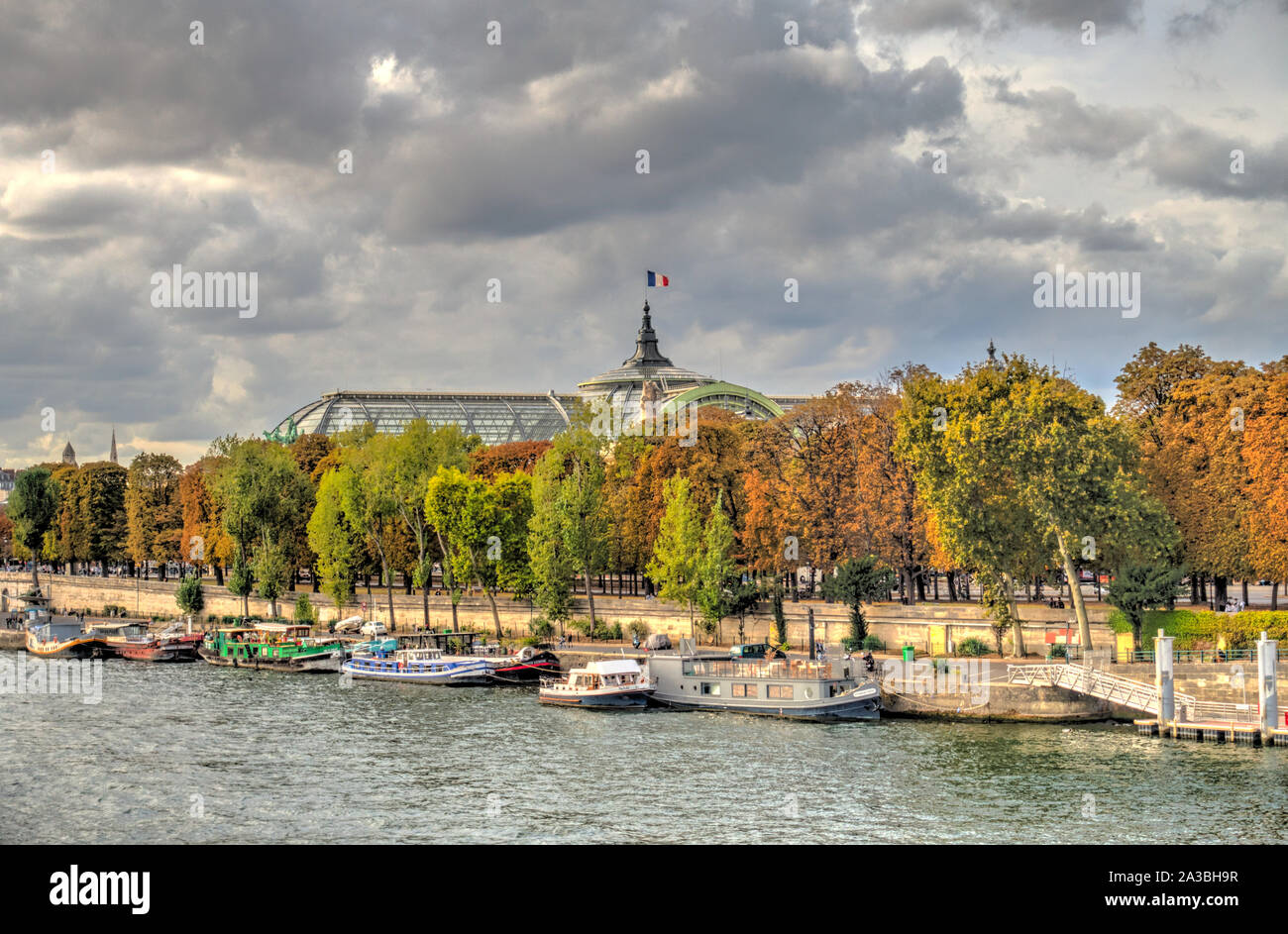 Paris riverside, France Stock Photo - Alamy