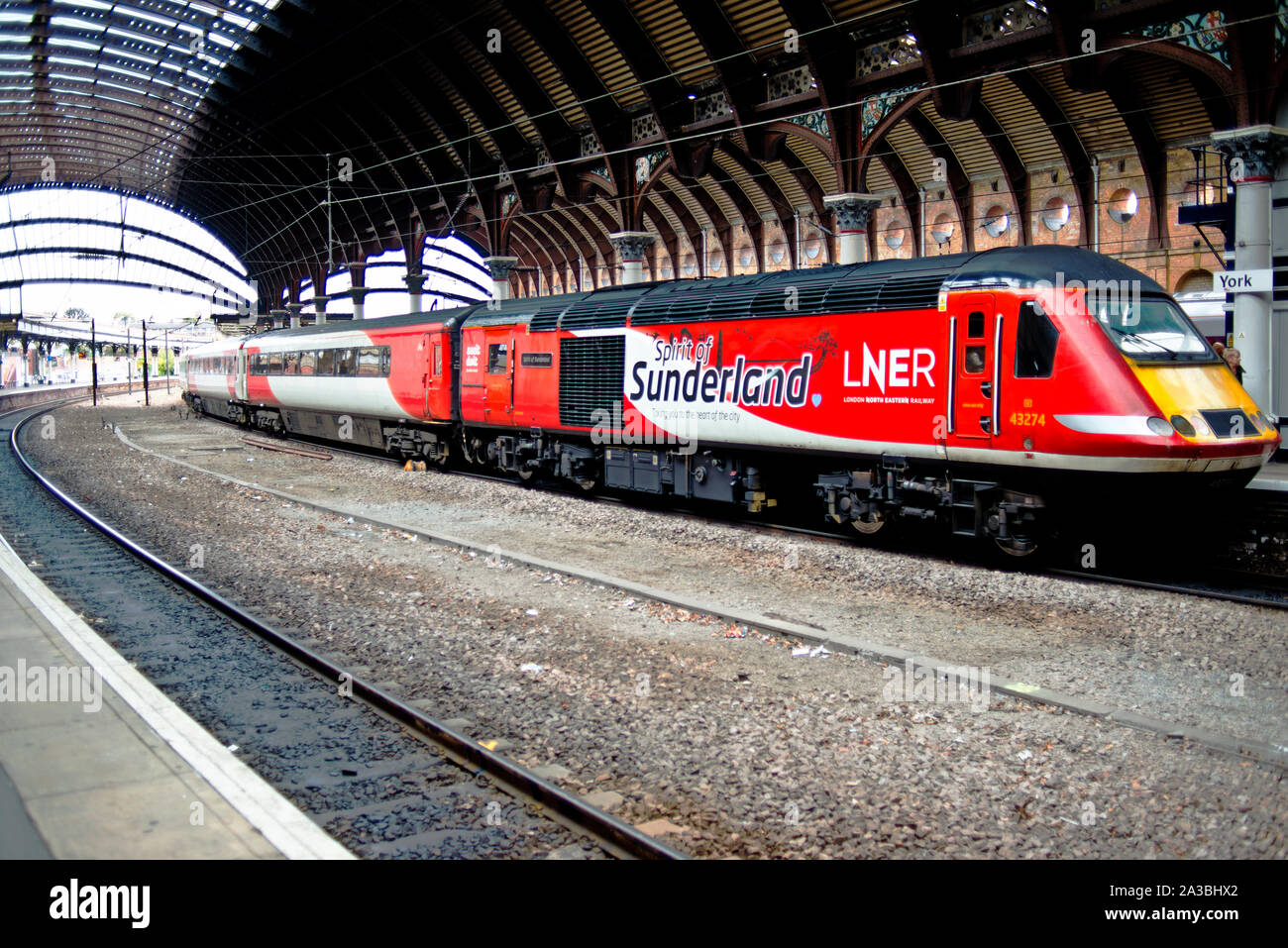 Class 43274 spirit of sunderland locomotive hi-res stock photography ...
