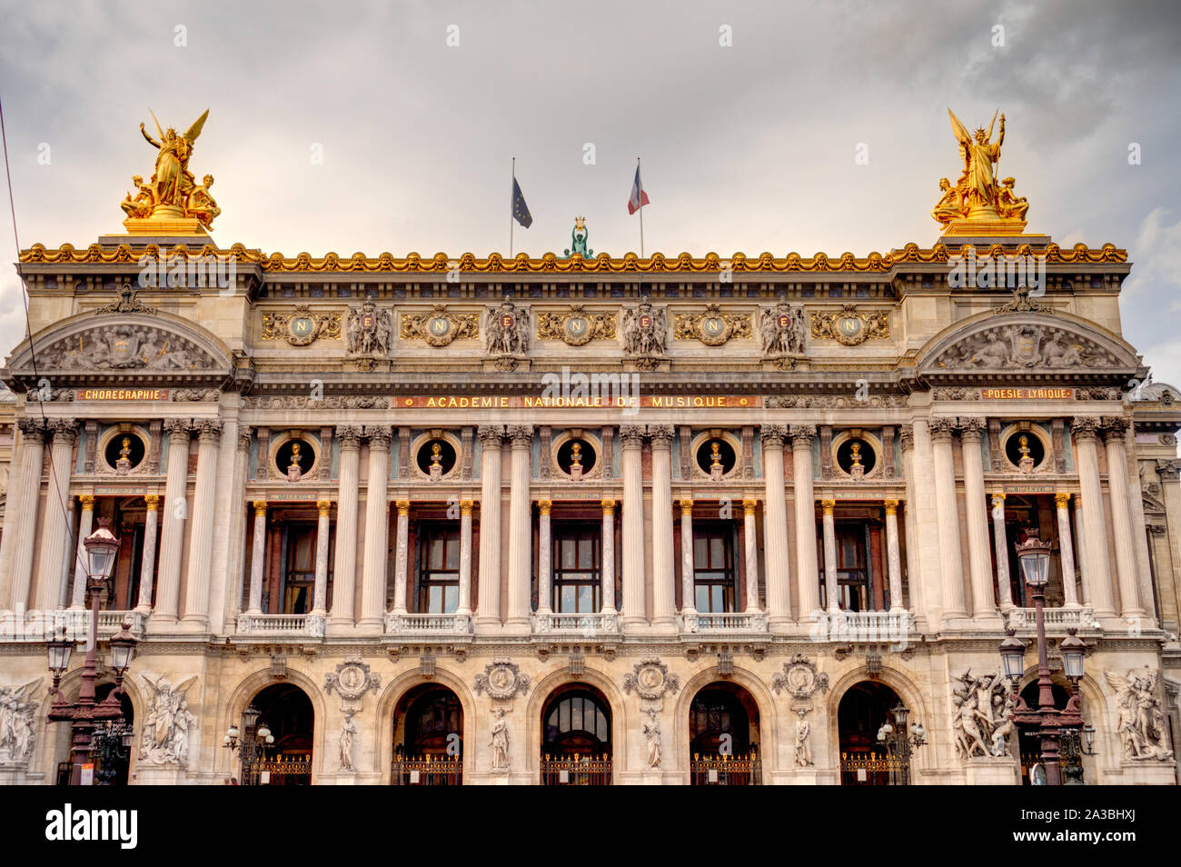 Paris, Opera Garnier Stock Photo - Alamy