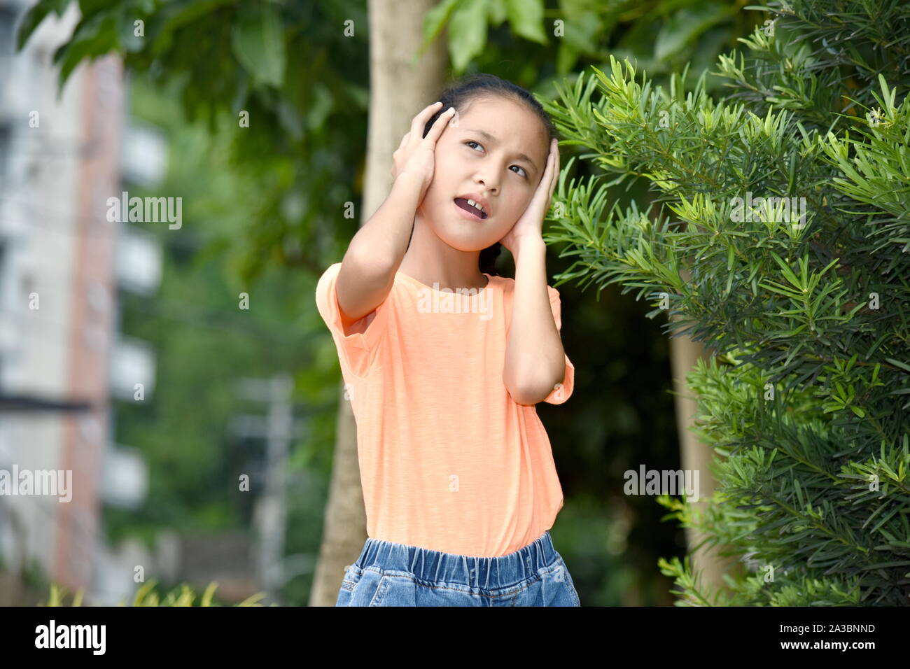 Girl with tension hi-res stock photography and images - Alamy