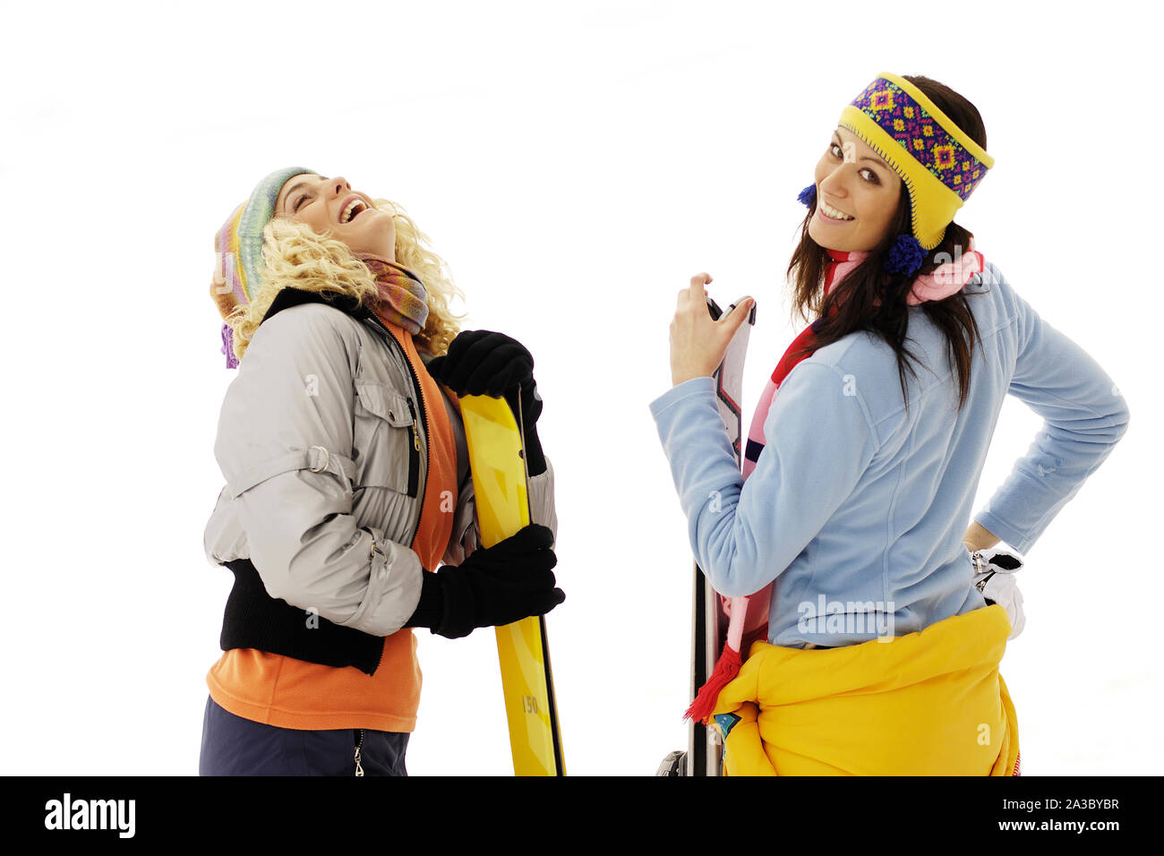 Winter holidays snow mountains Cut Out Stock Images & Pictures - Alamy