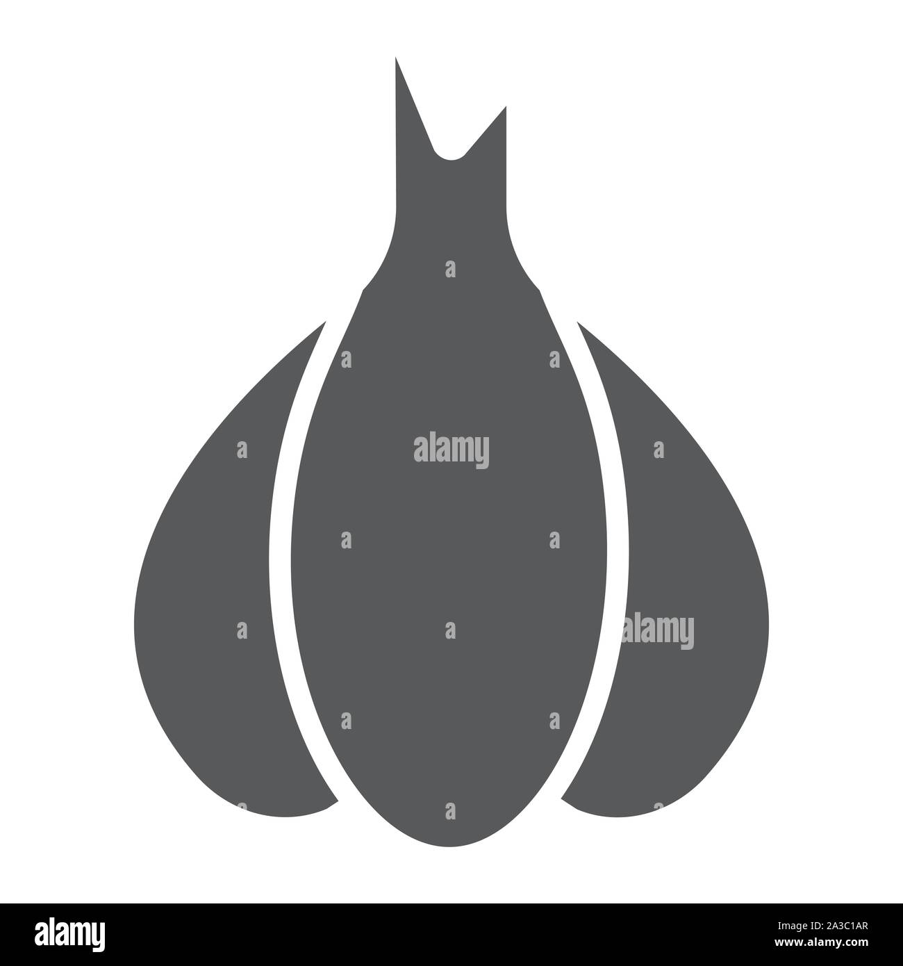 Garlic glyph icon, pungent and vegetable, clove sign, vector graphics ... Garlic glyph icon, pungent and vegetable, clove sign, vector graphics ...