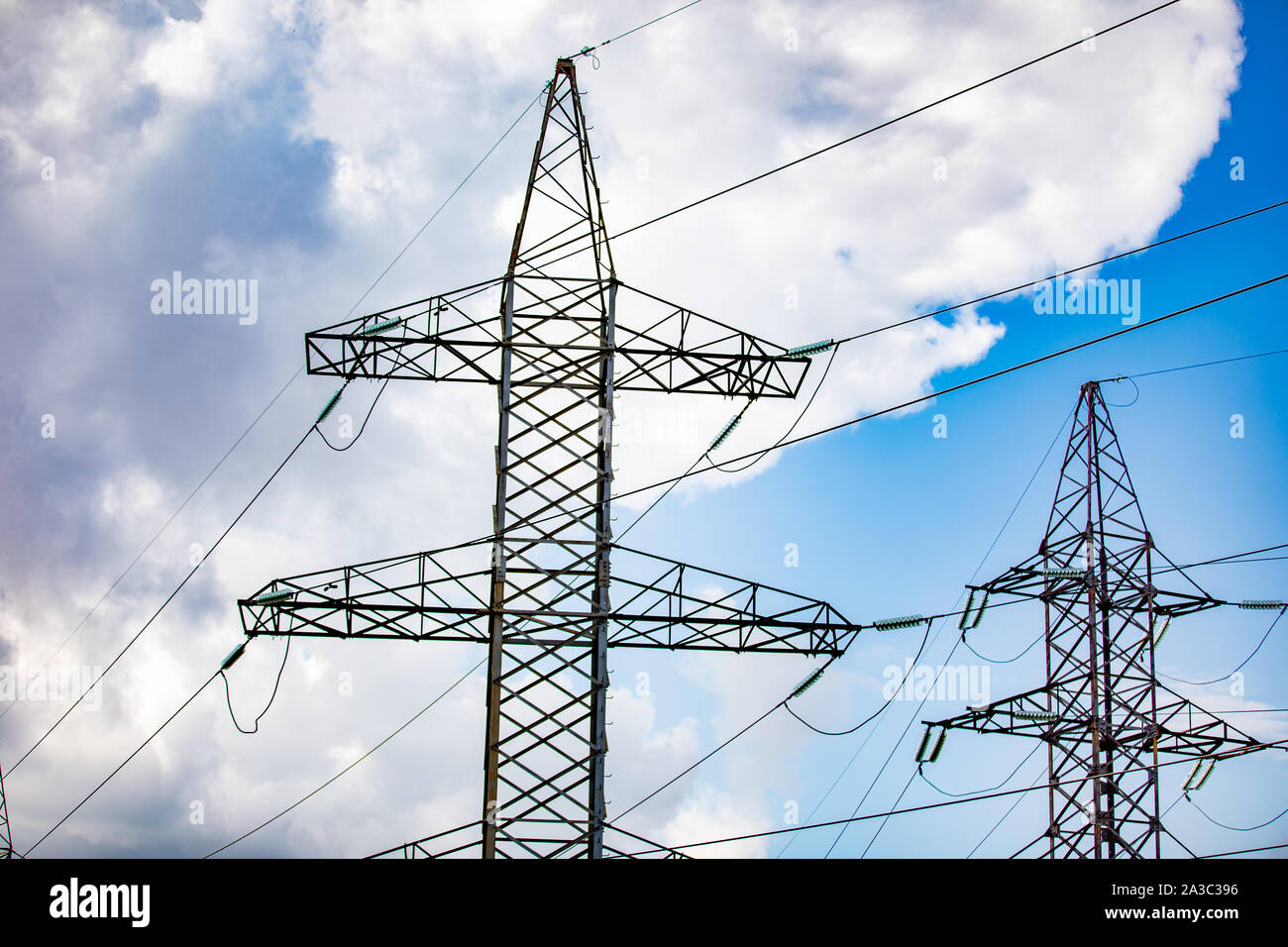 High Voltage Posts High Resolution Stock Photography and Images - Alamy