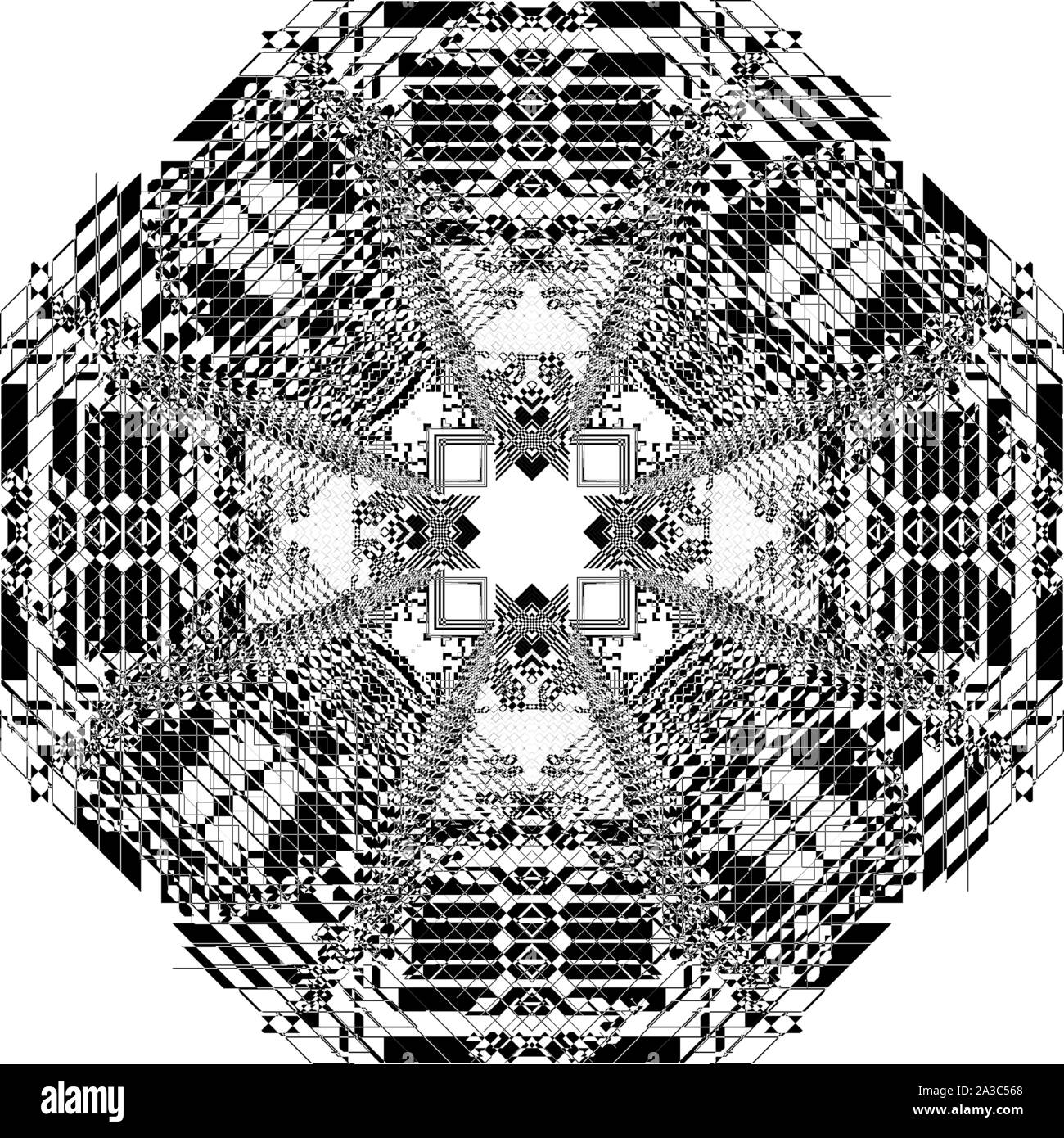 Art deco fan architecture Stock Vector Images - Alamy