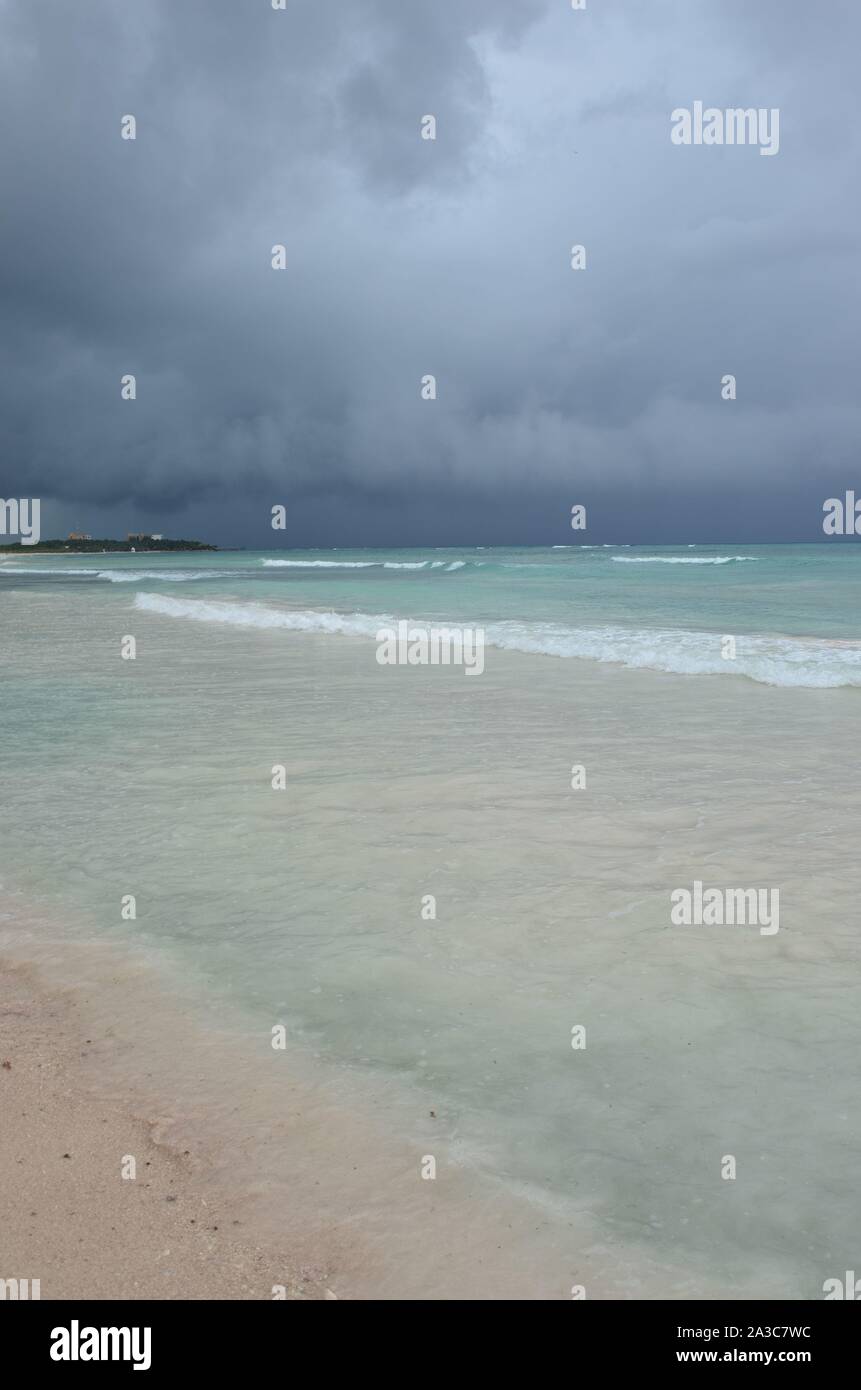 The view of the sea and the beach - tropical climate and crystal clear ...
