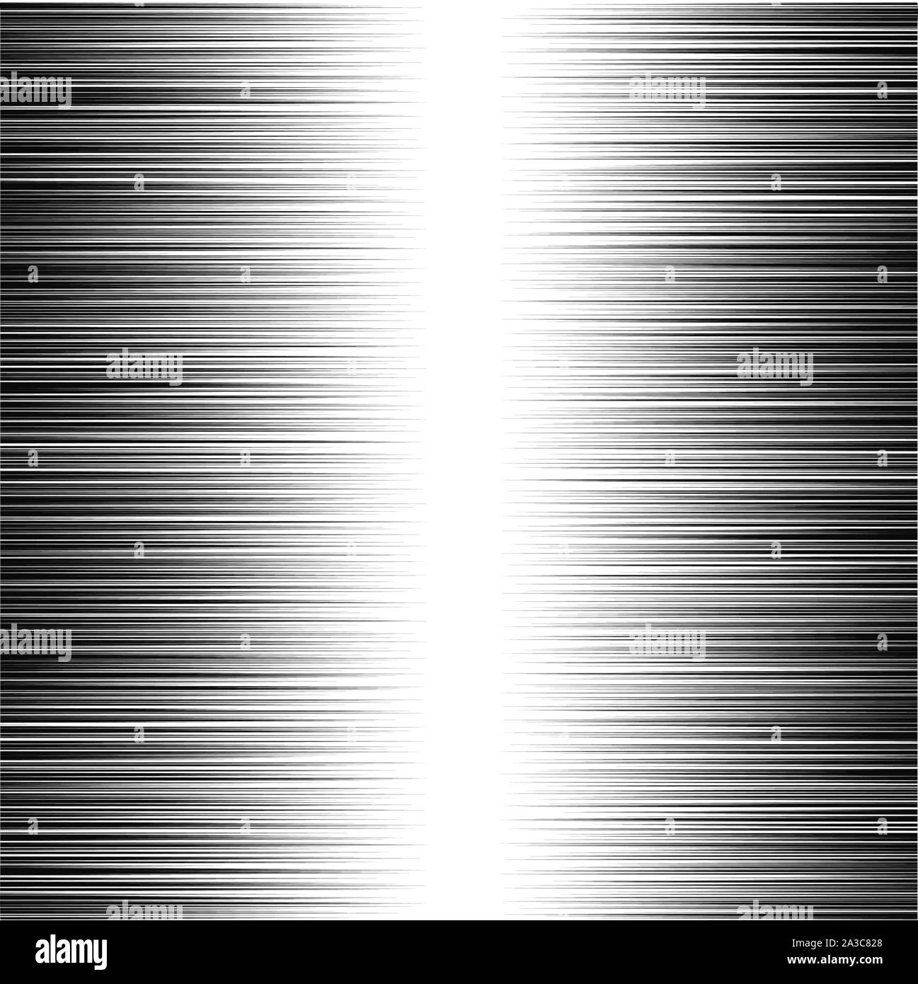 Horizontal speed line halftone pattern with gradient effect Template for backgrounds and ...