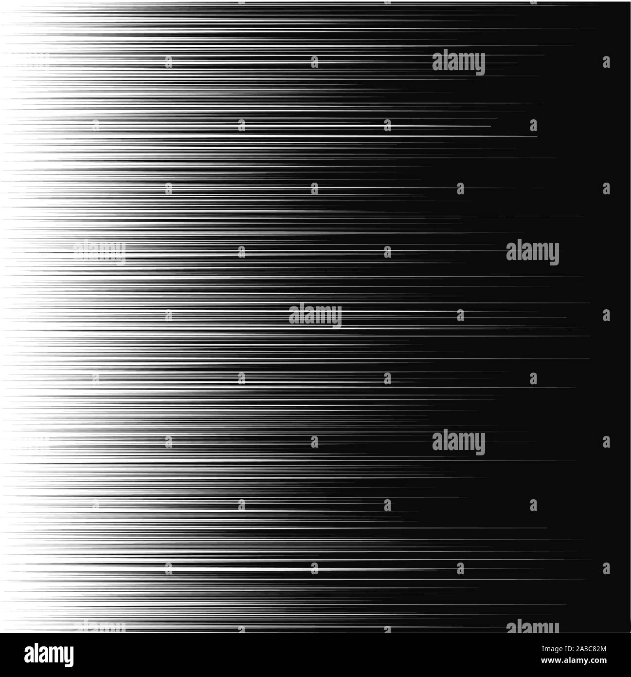Horizontal Speed lines Monochrome flying particles pattern Sun rays or ...