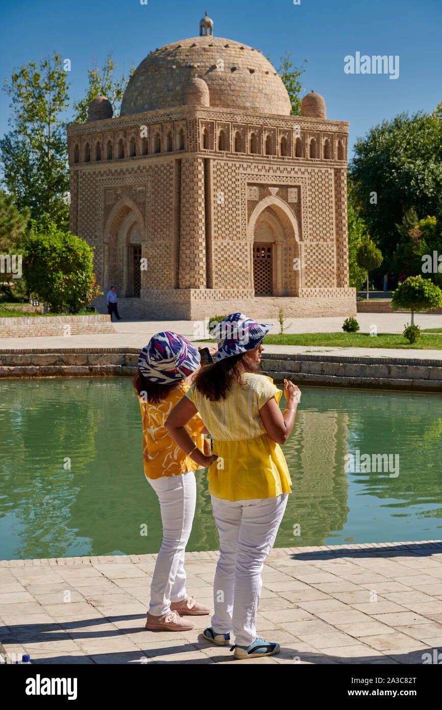 The Ismail Samani Mausoleum, Ismoil Somoniy maqbarasi, Bukhara ...