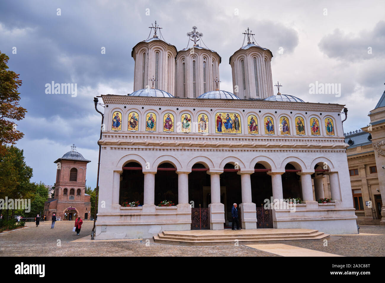 Bucharest, Romania - October 6, 2019: Patriarchal Cathedral of Saints ...