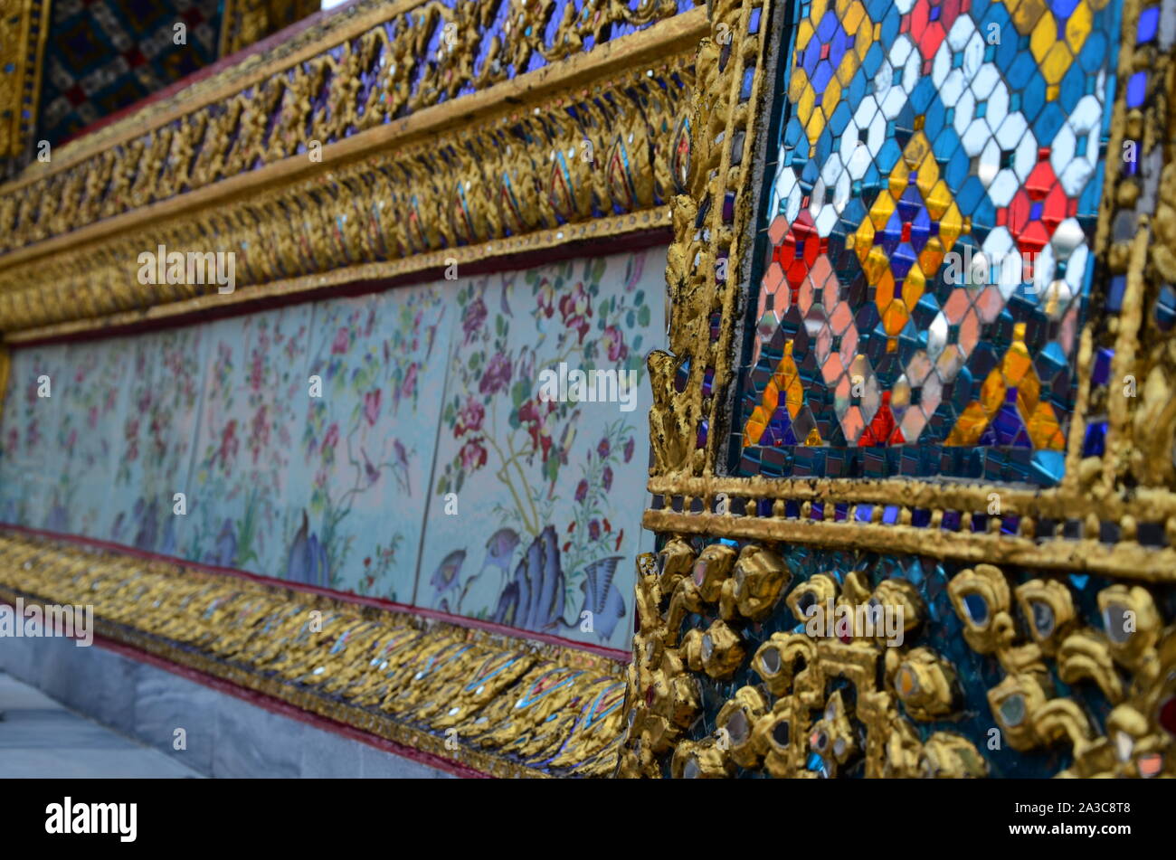 The view of the old temple Stock Photo - Alamy