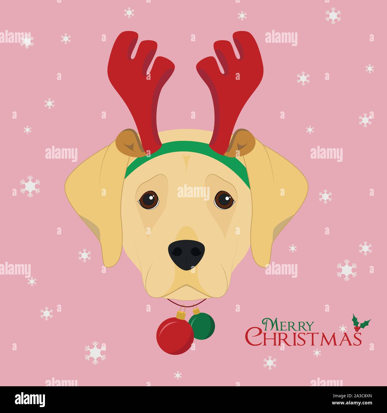 Cartoon illustration labrador retriever hi-res stock photography and ...