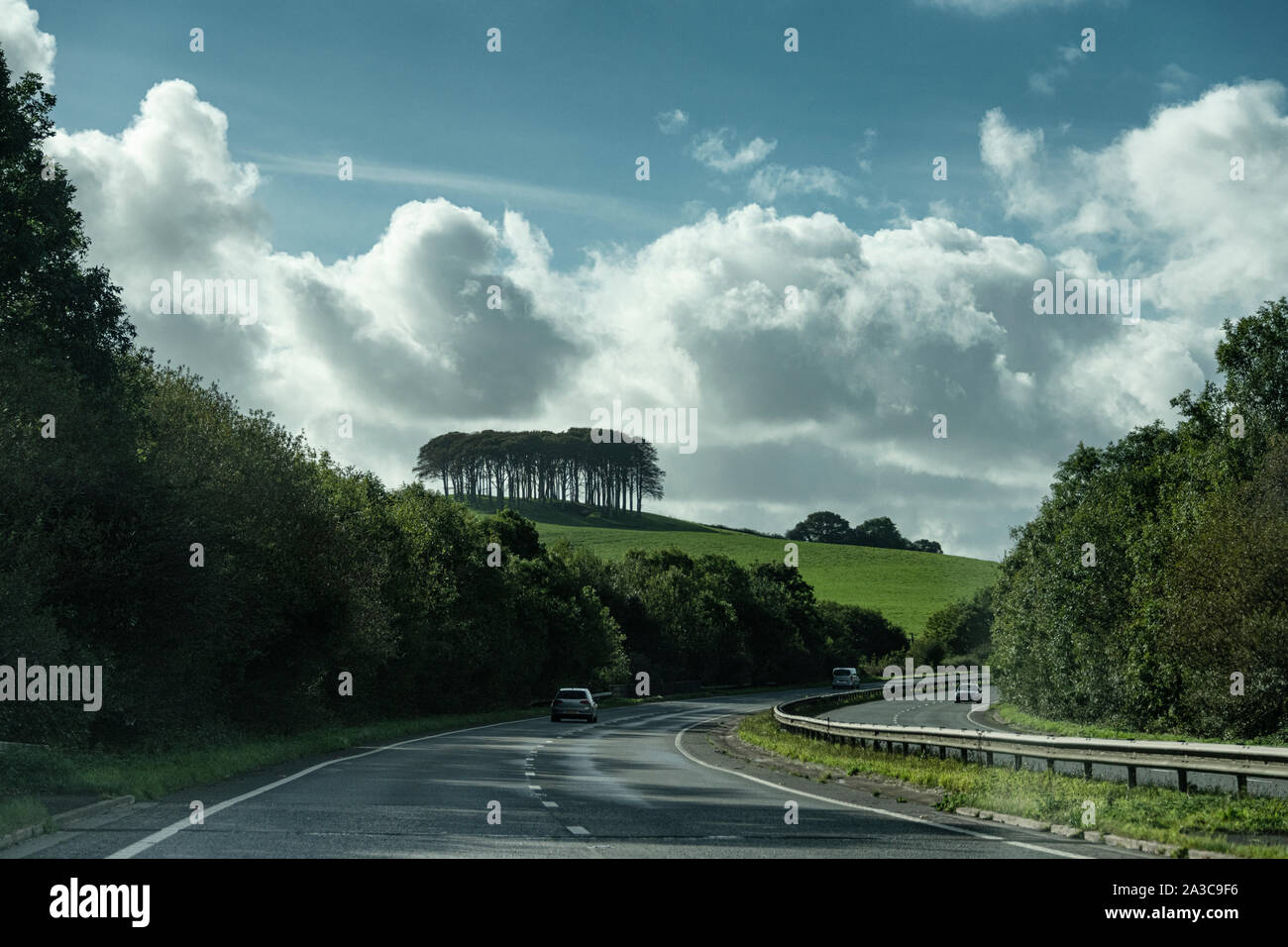 on a hill on the side of the A30 on the Devon and Cornwall borderNearly ...