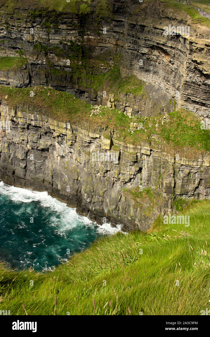 Detail of cliffs of moher hi-res stock photography and images - Alamy