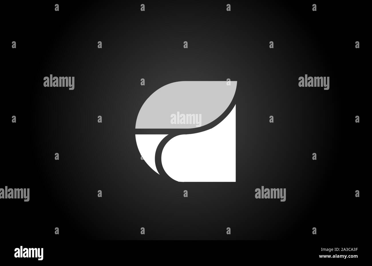 black and white G letter logo alphabet for icon. Design suitable a ...