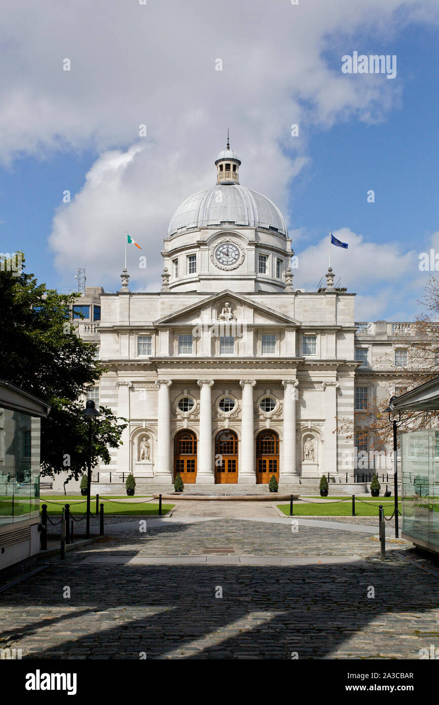Taoiseachs office government buildings dublin ireland hi-res stock ...