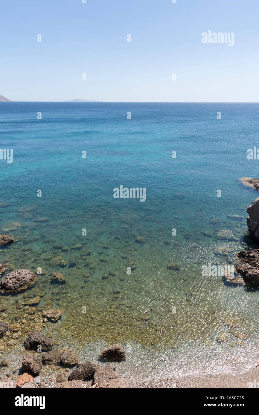 stretch of coast at Anavyssos in Greece Stock Photo - Alamy