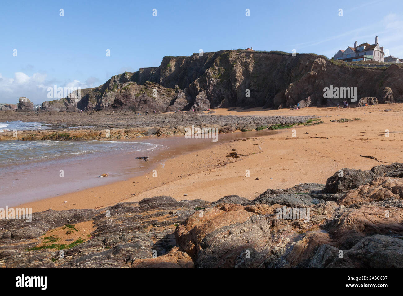 Outer Hope Cove, Mouthwell sands beach, Kingsbridge, Devon, England ...