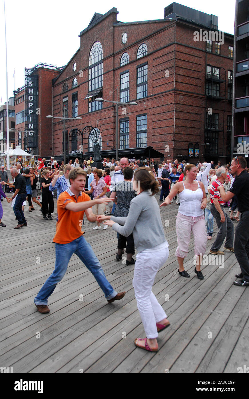 Aker Brygge pier, Oslo, Norway Stock Photo - Alamy