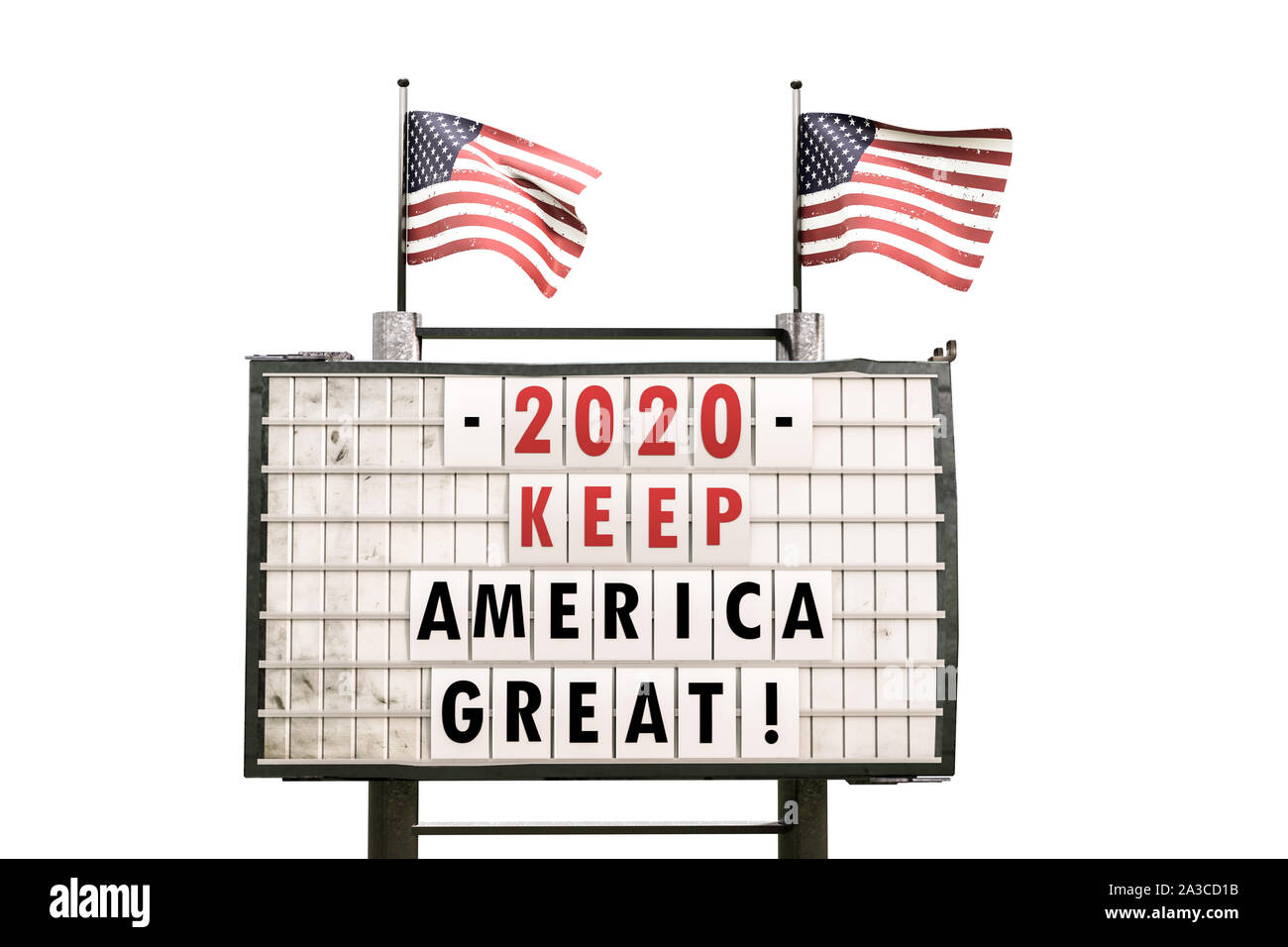 readerboard isolated on white background 3d illustration Stock Photo ...