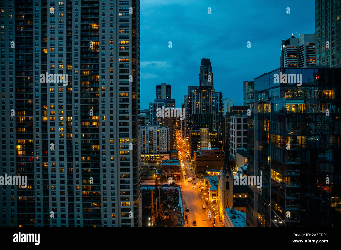 Chicago glass hi-res stock photography and images - Alamy