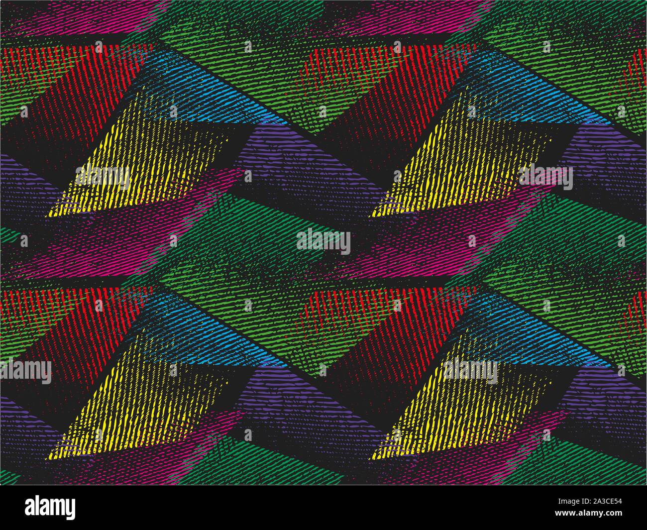 Abstract seamless chaotic pattern with urban geometric elements. Grunge ...