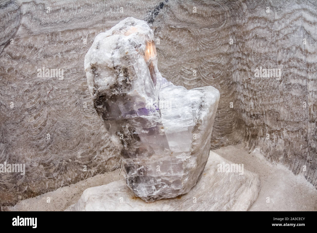 Tunnel inside salt mine in hi-res stock photography and images - Alamy