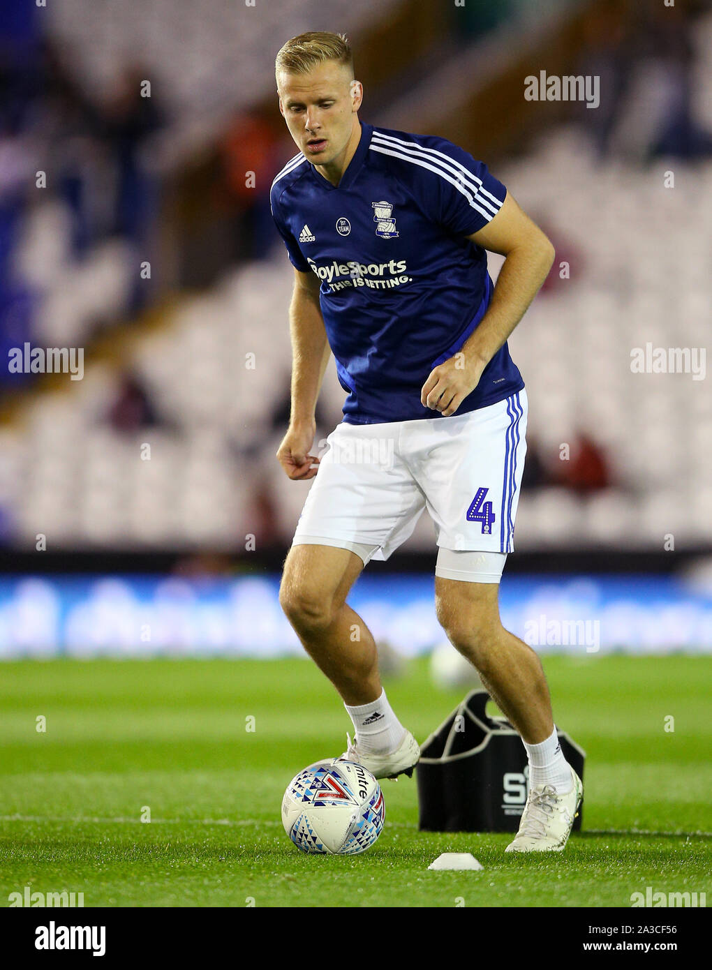 Birmingham City's Marc Roberts warms up ahead of the match Stock Photo ...