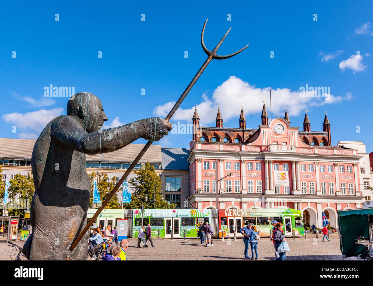 Rostock Town Hall, on The Neuer Markt has been the centre of town for ...