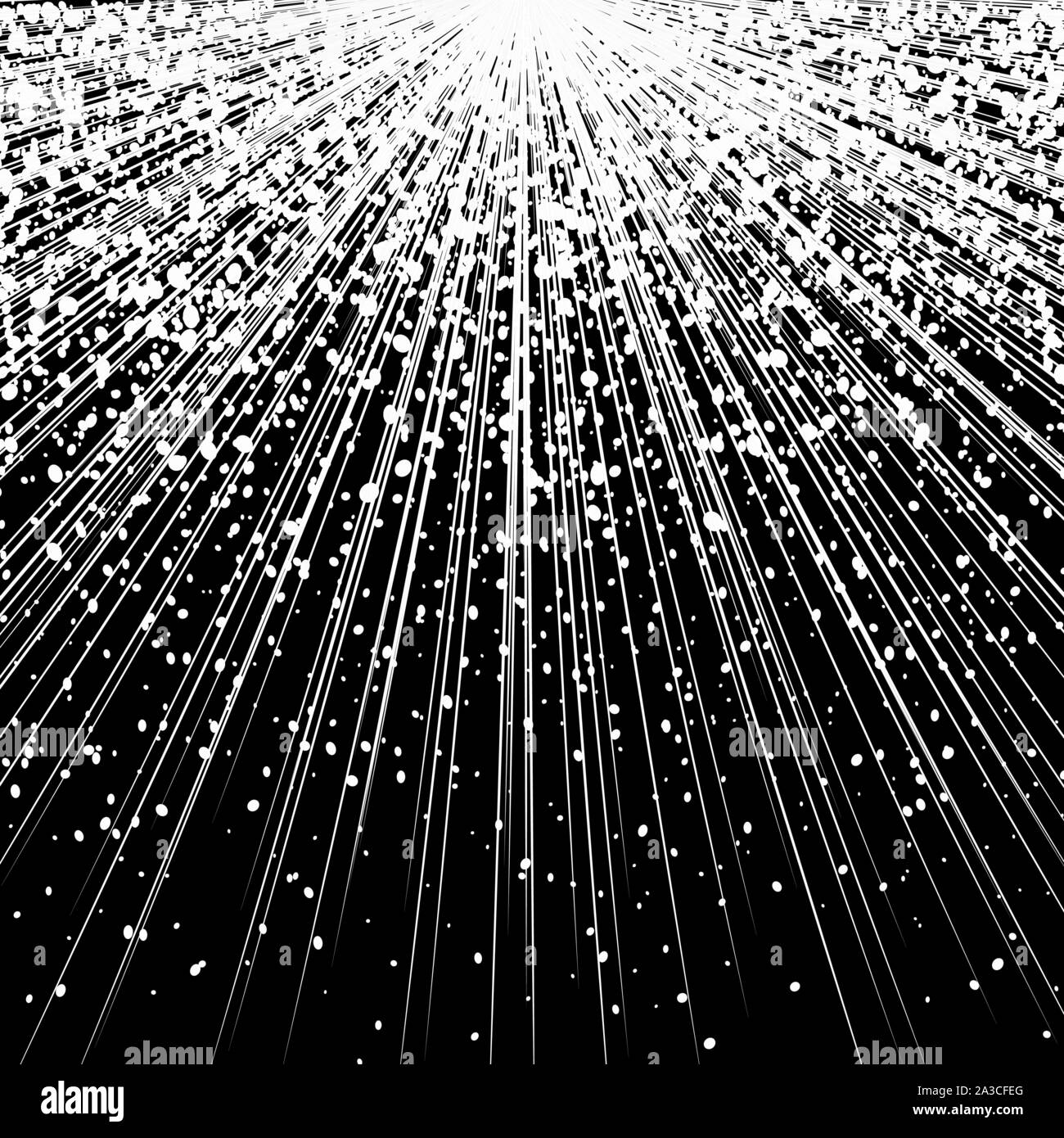 Light rays. Comic book black and white radial lines background ...
