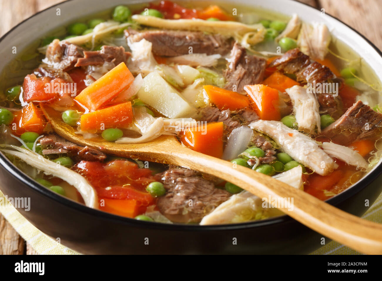 Booyah (booya, bouja, boulyaw, or bouyou) is a thick stew with ...