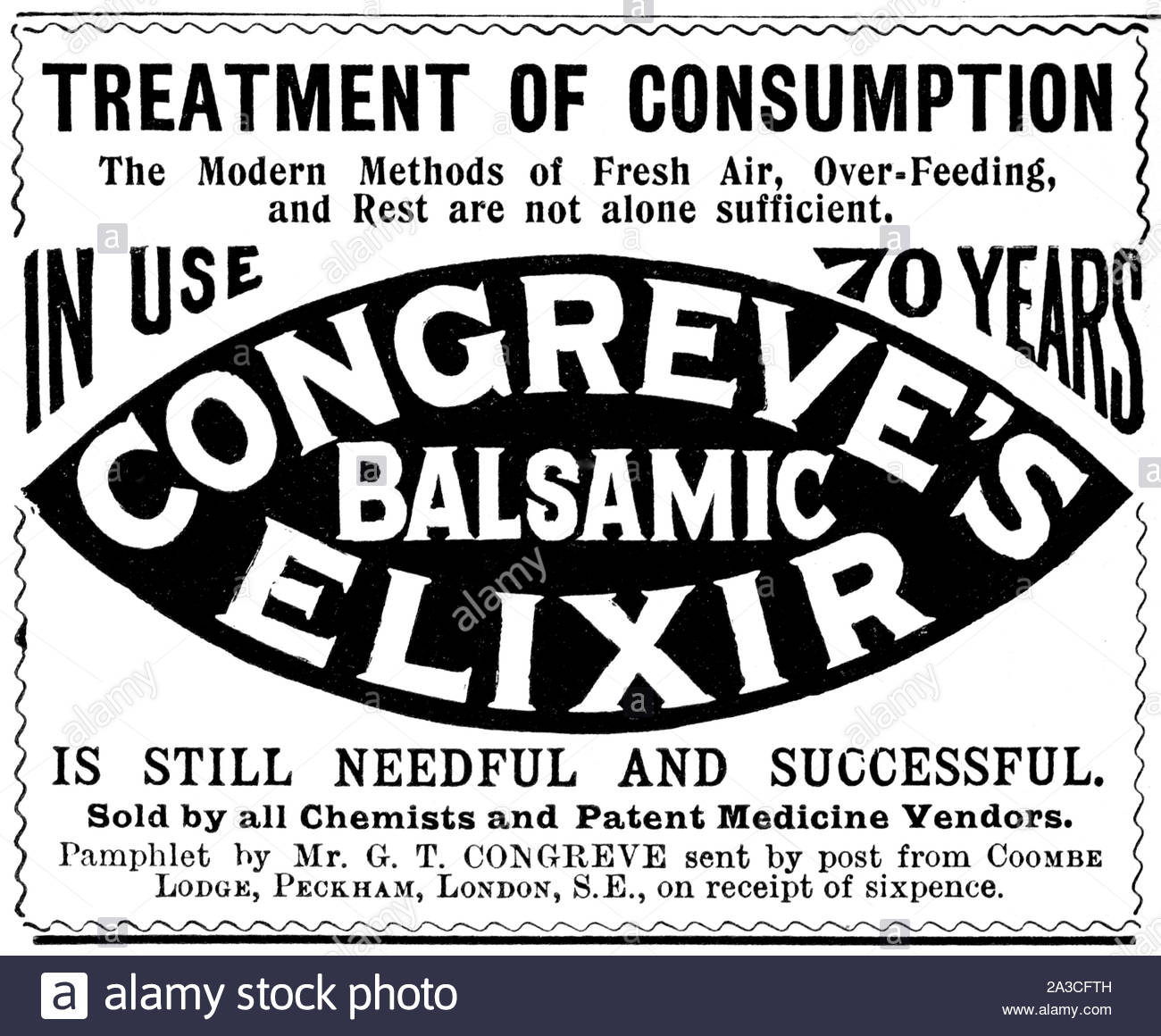 Old medicines advert 1800s hi-res stock photography and images - Alamy